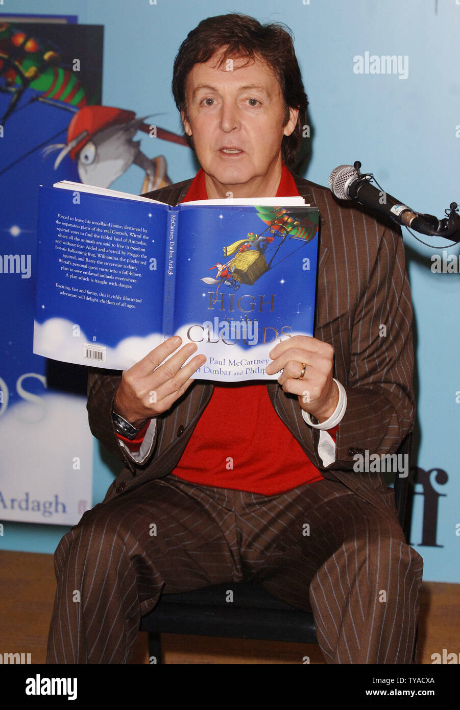 British musician/author PAUL MCCARTNEY attends a signing/reading of ...