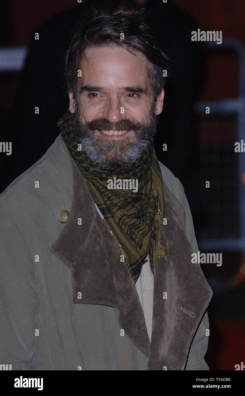 Actor jeremy irons attends hi-res stock photography and images - Alamy