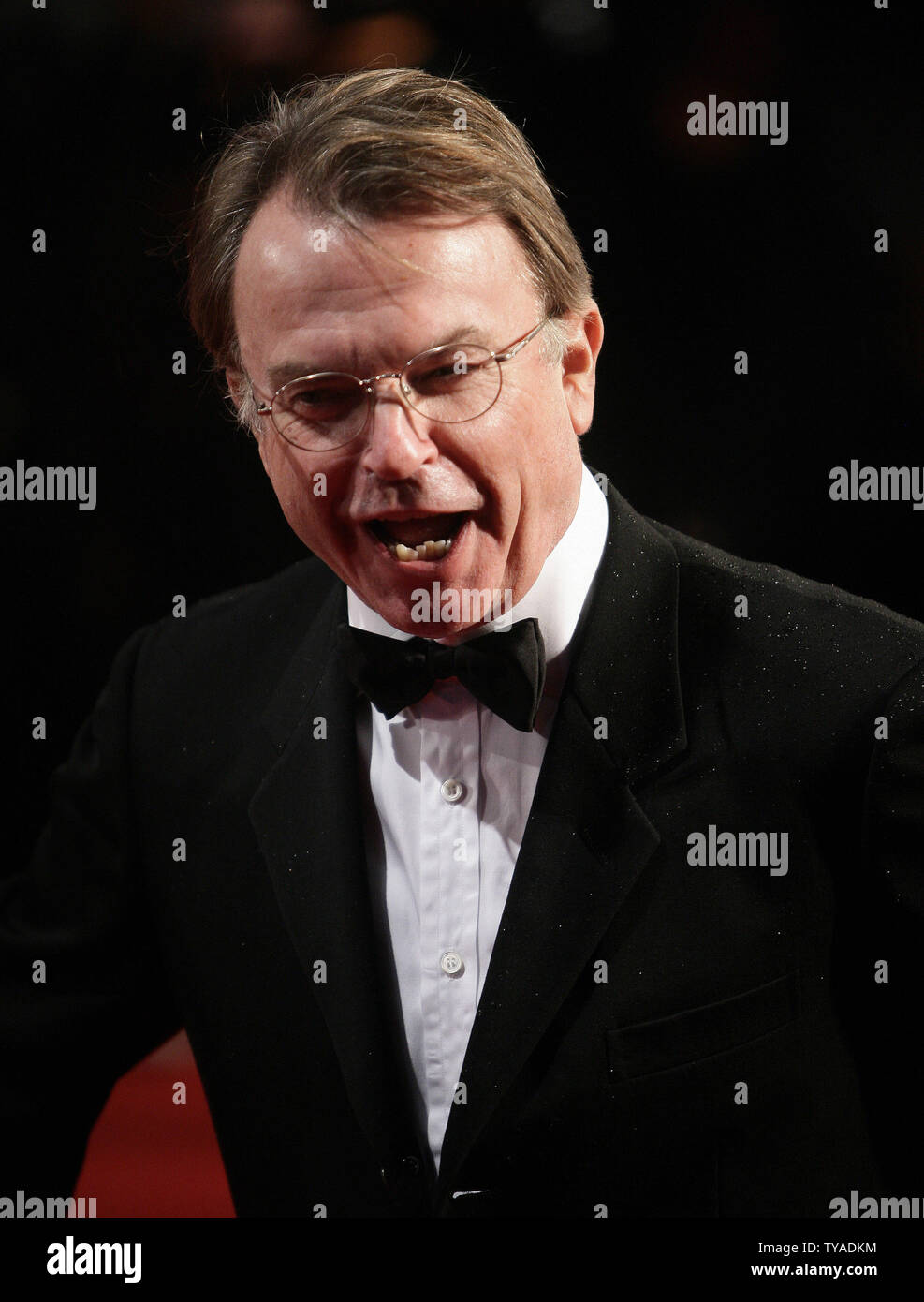 Actor Sam Neill arrives in London's Leicester Sq for the British ...