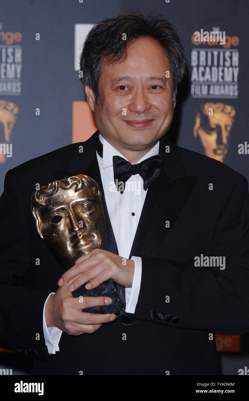 Taiwanese director Ang Lee attends the pressroom of the Orange British ...