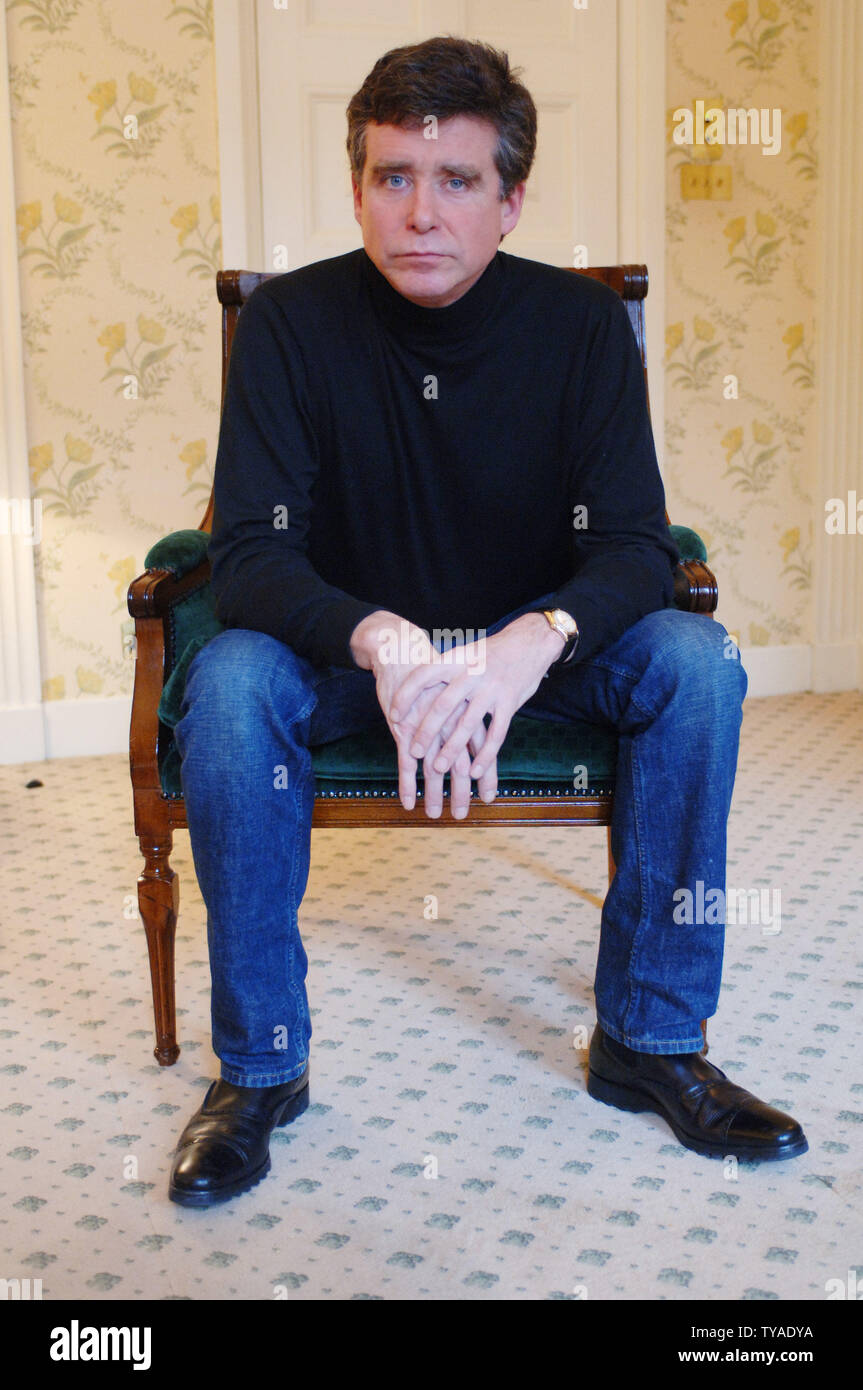American author Jay McInerney at a photosession in his suite at ...