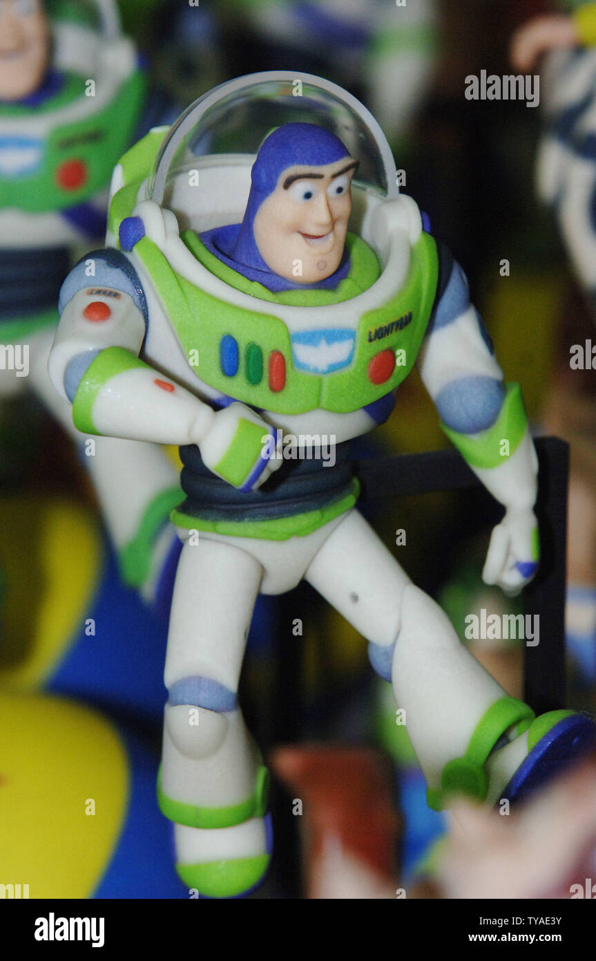 "Toy Story" characters in motion are on display at the "Pixar: 20 Years ...