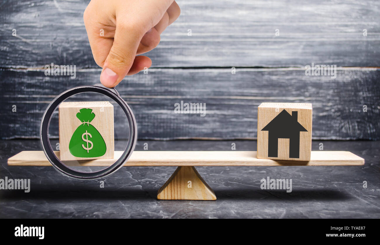 Building Blocks And House And Balance High Resolution Stock Photography ...