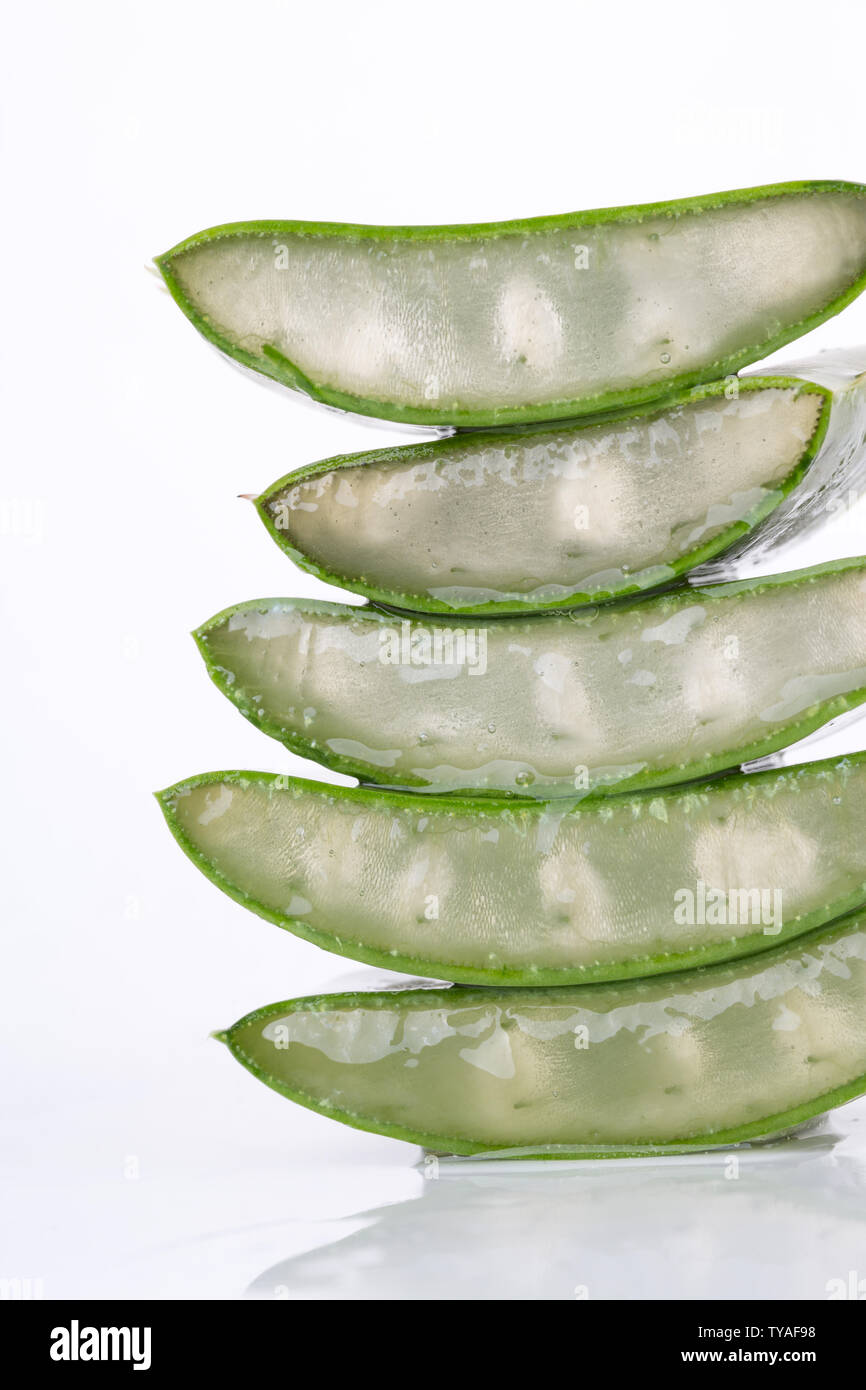 Aloe vera cut open hi-res stock photography and images - Alamy