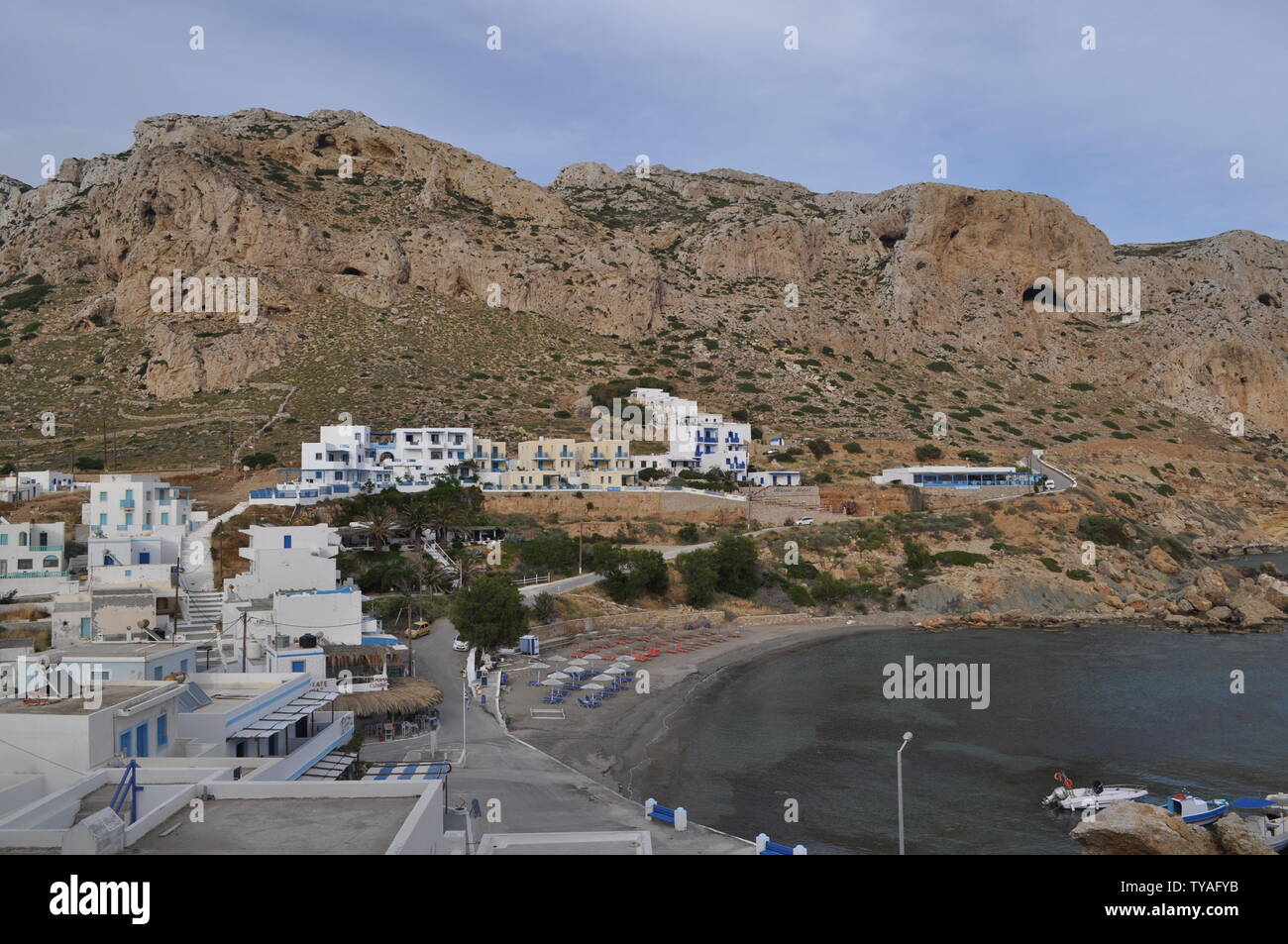 Picturesque village on the small island of Karpathos in the aegean sea ...