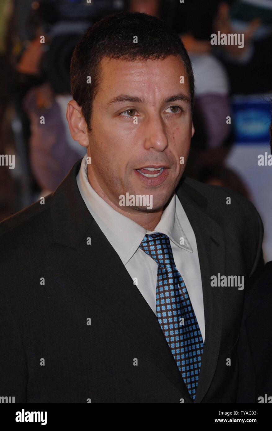 American actor Adam Sandler attends the premiere of "Click" at Empire ...