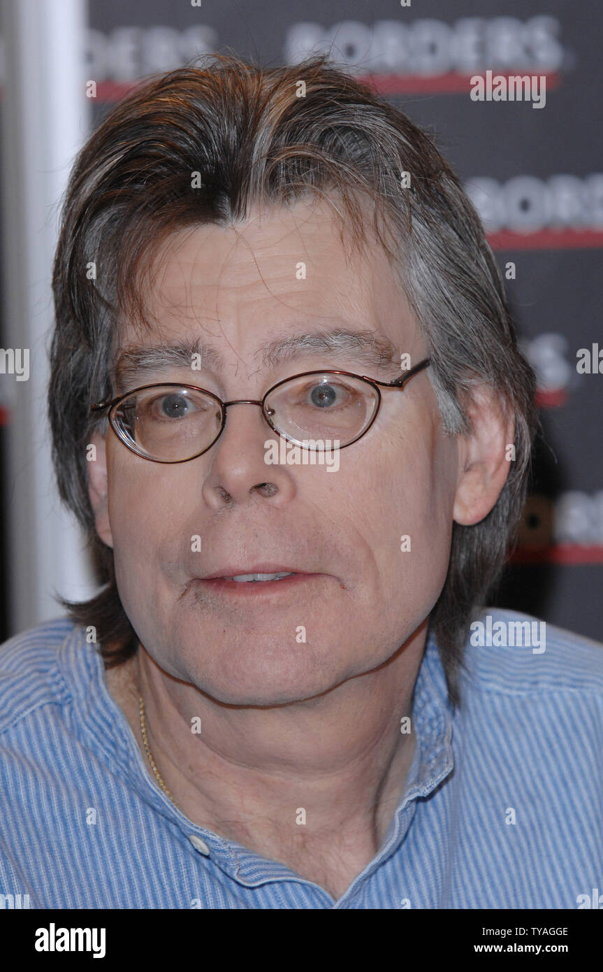 American author Stephen King attends a signing of his novel "Lisey's ...