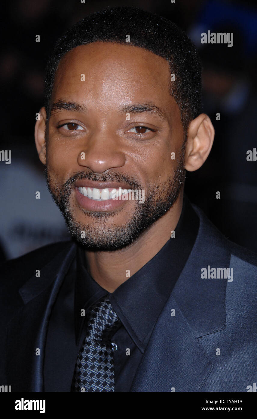 American actor Will Smith attends the premiere of "The Pursuit Of ...
