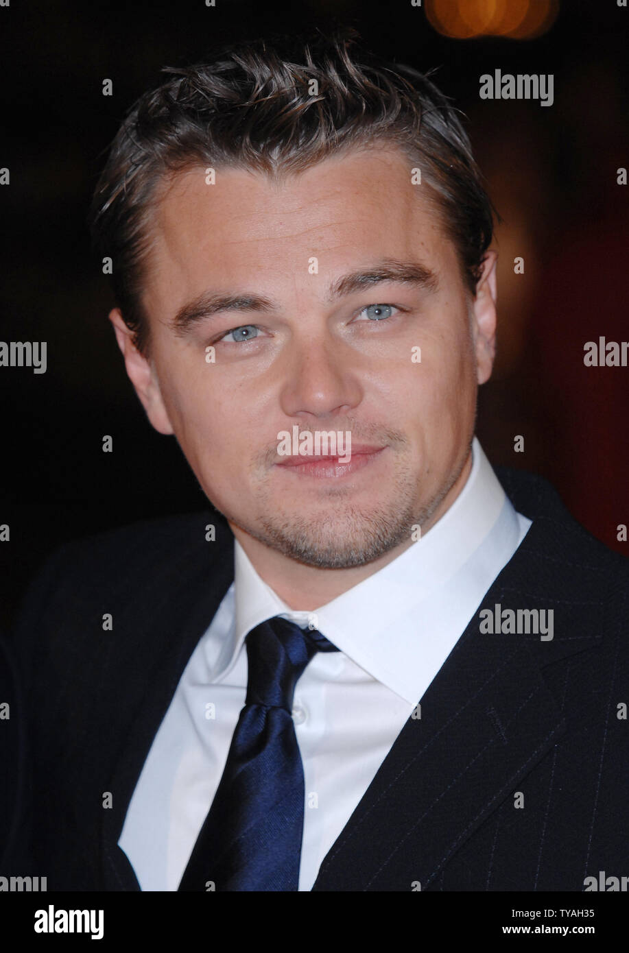American actor Leonardo DiCaprio attends the European premiere of ...