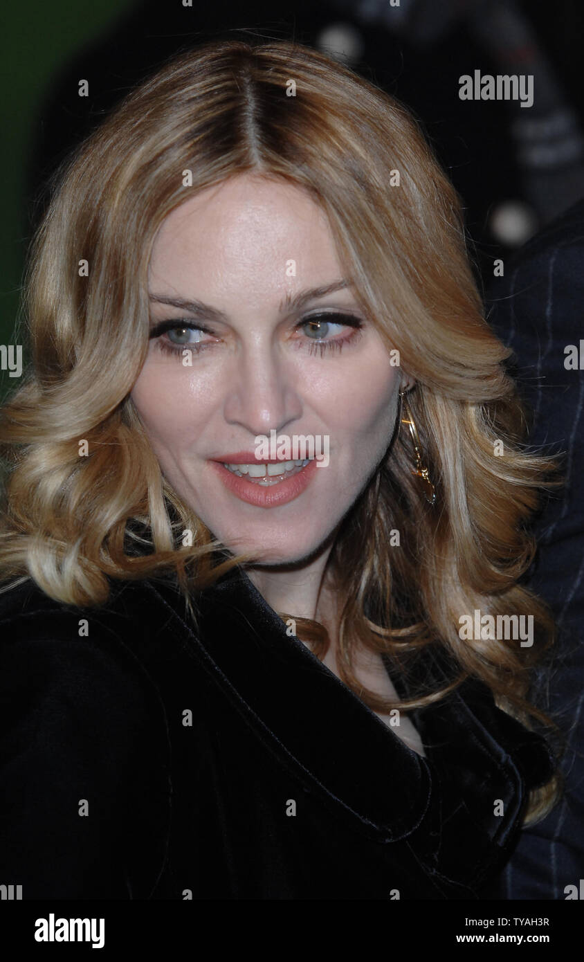 American actress/singer Madonna attends the premiere of "Arthur And The ...