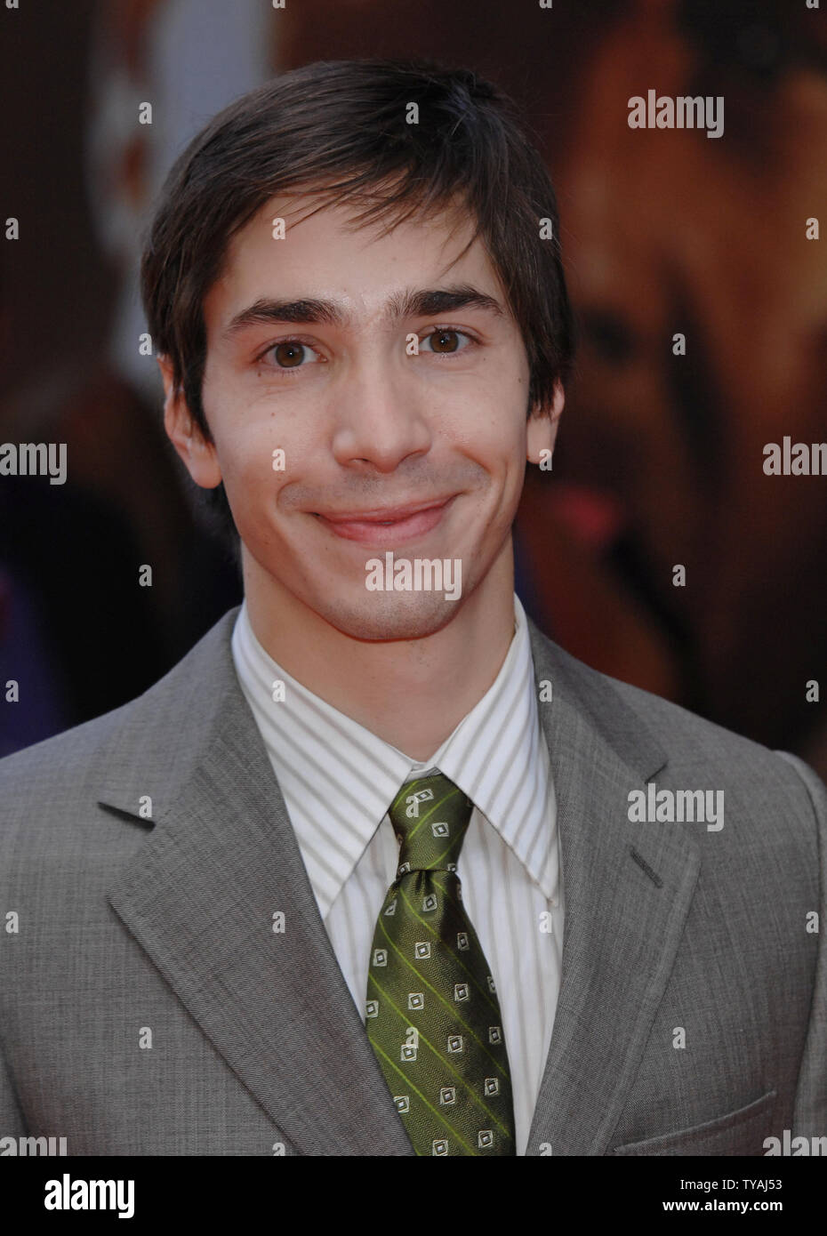 American actor Justin Long attends the premiere of "Die Hard 4.0" at ...