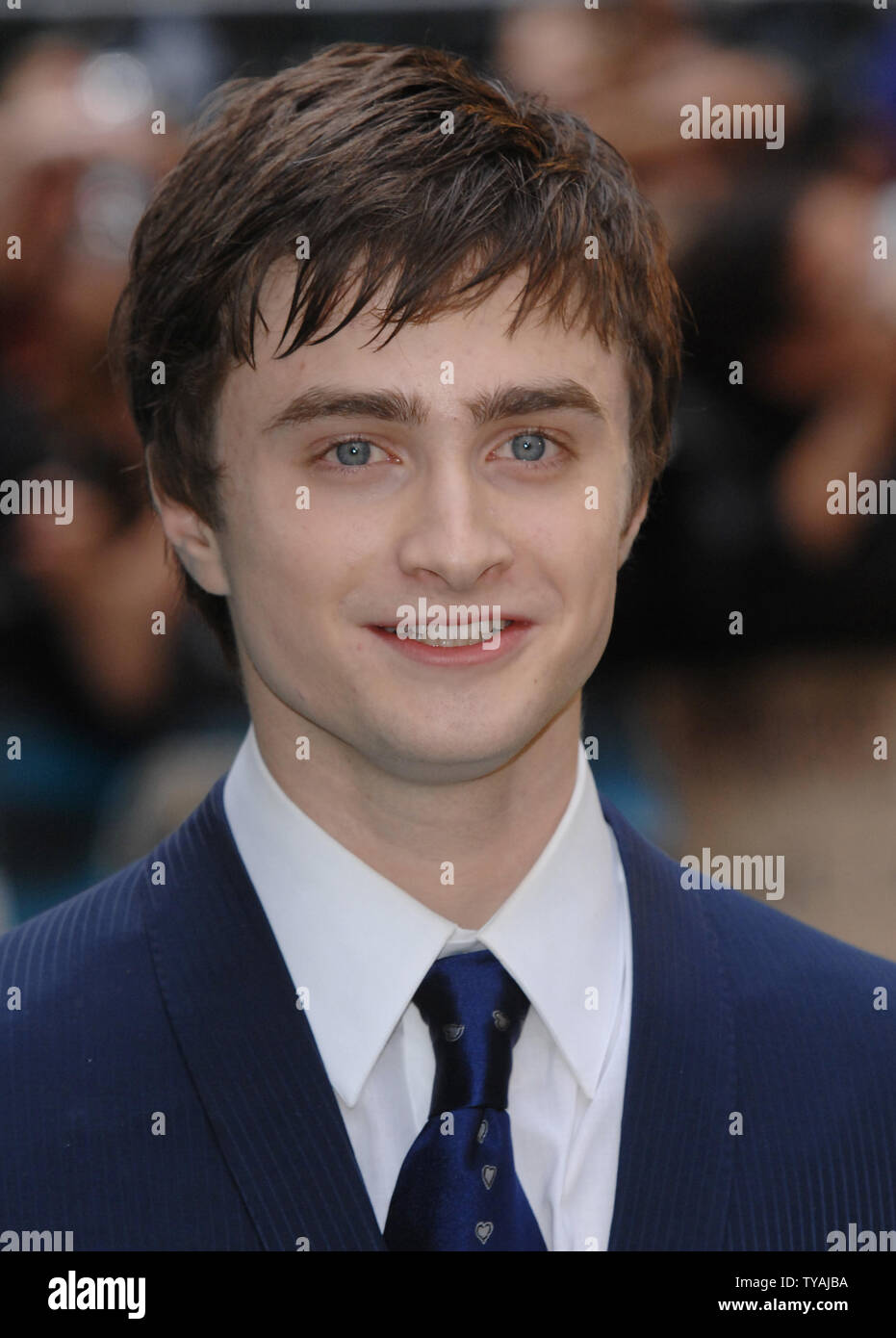 British actor Daniel Radcliffe attends the European premiere of "Harry ...