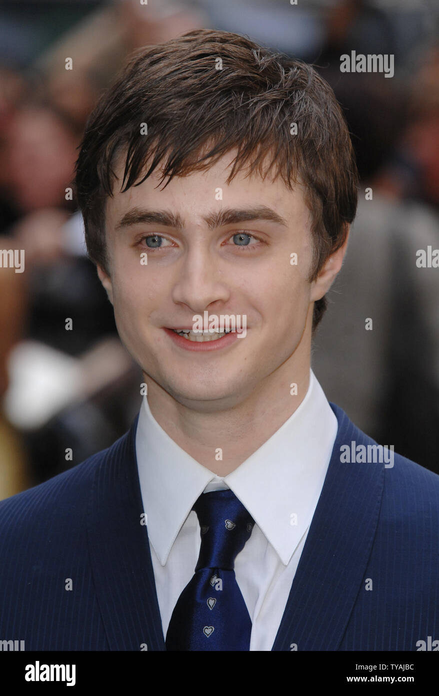 British actor Daniel Radcliffe attends the European premiere of "Harry ...