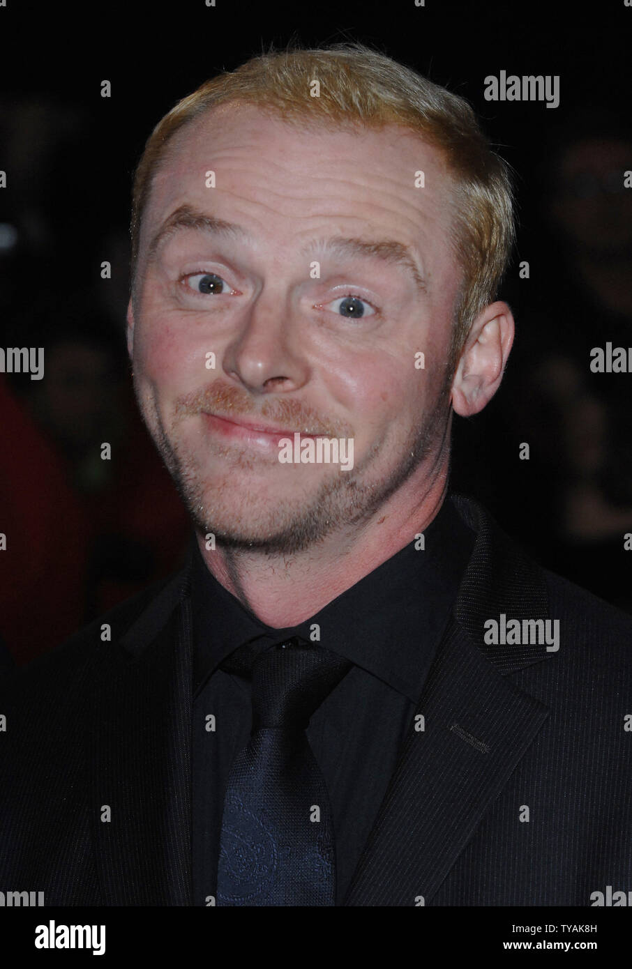 British actor Simon Pegge attends the "National Movie Awards" at Royal ...