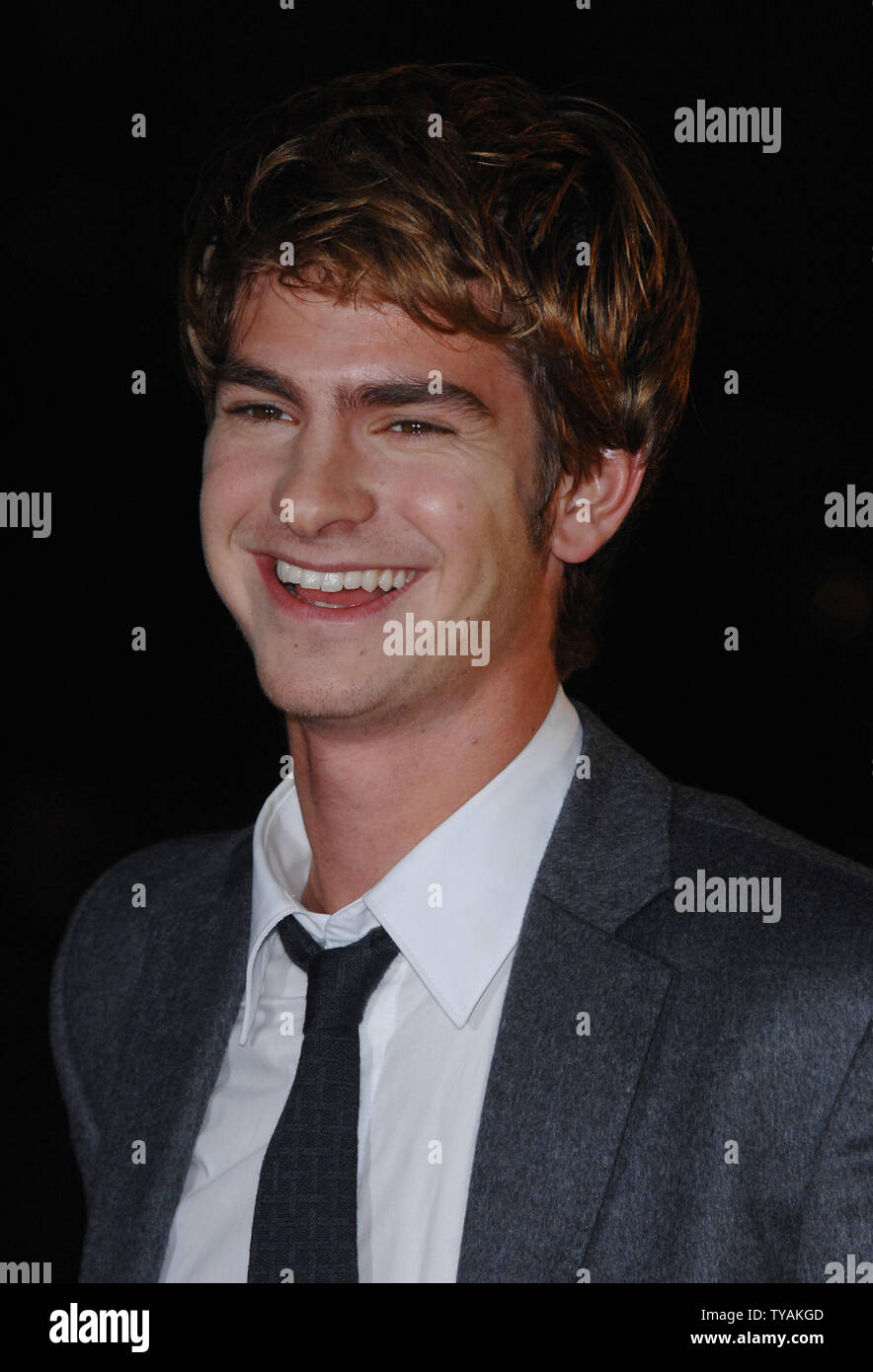 British actor Andrew Garfield attends the world premiere of "Lions For ...