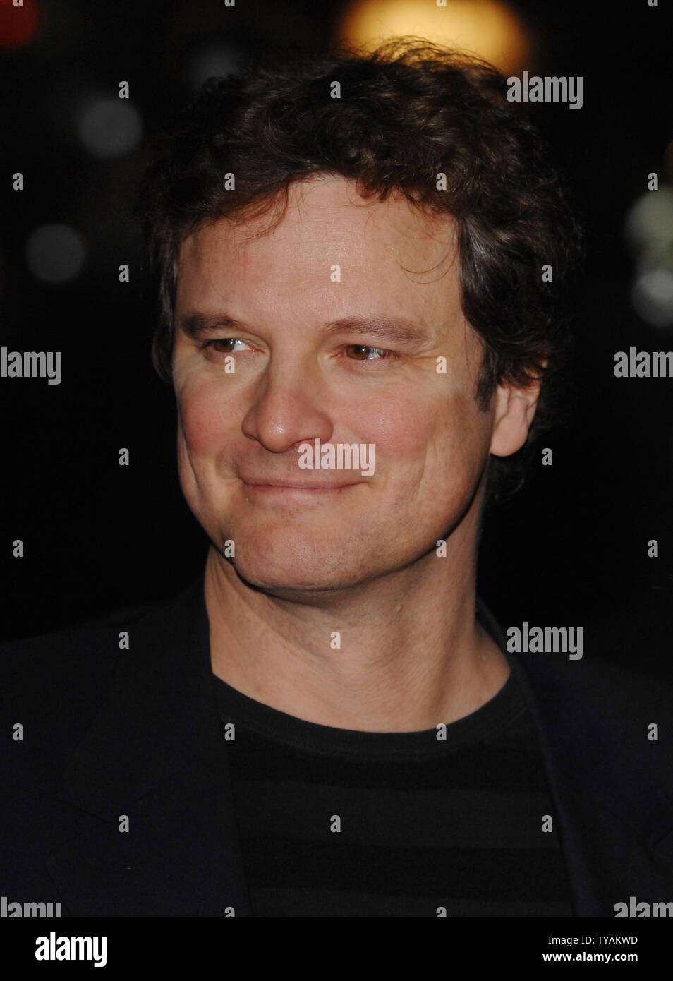 British actor Colin Firth attends the World premiere of "St Trinian's ...