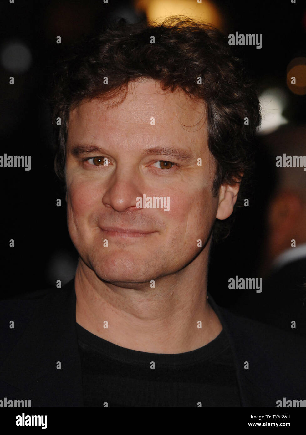British actor Colin Firth attends the World premiere of "St Trinian's ...