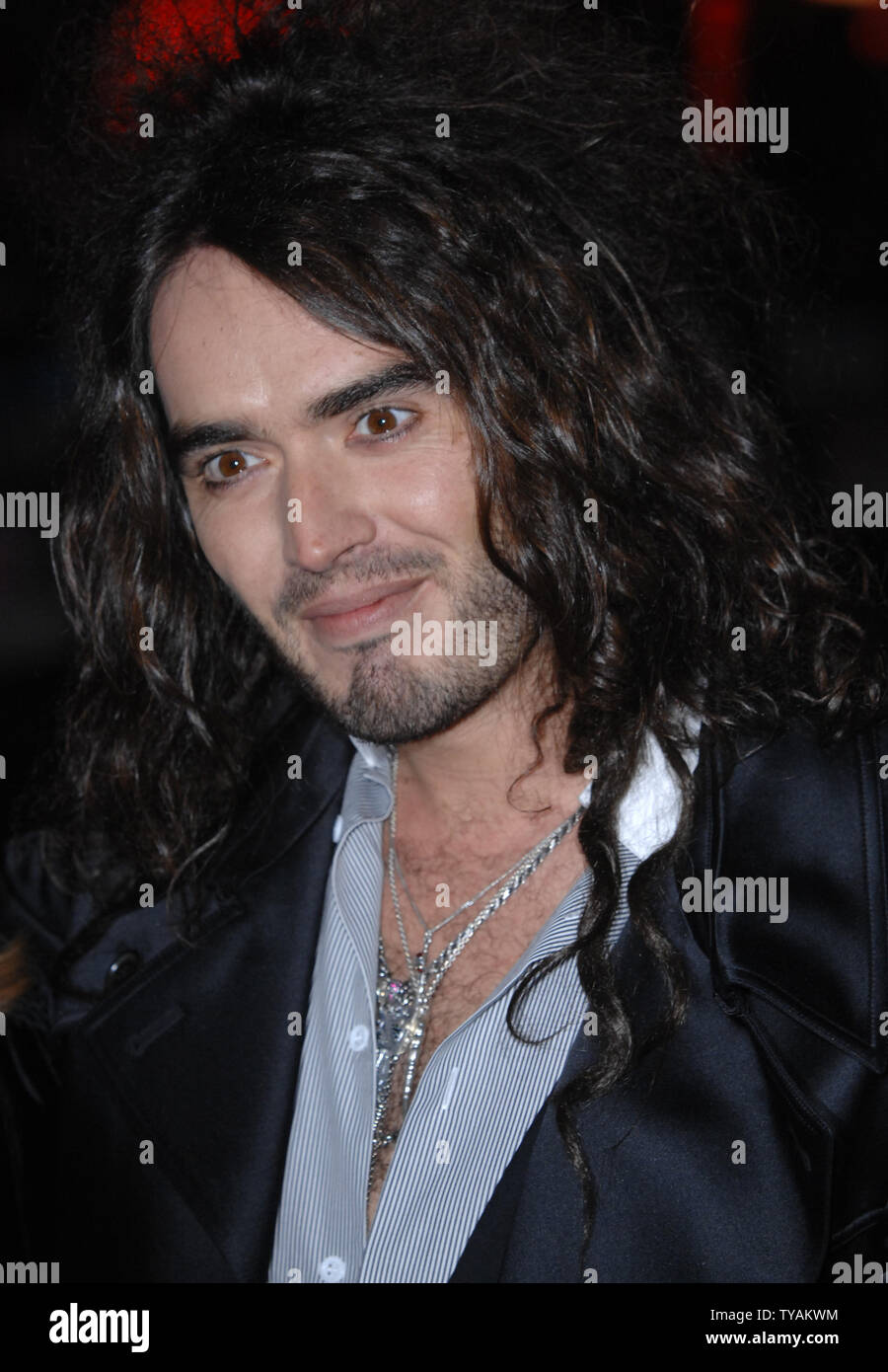 British actor/comedian Russell Brand attends the World premiere of "St ...