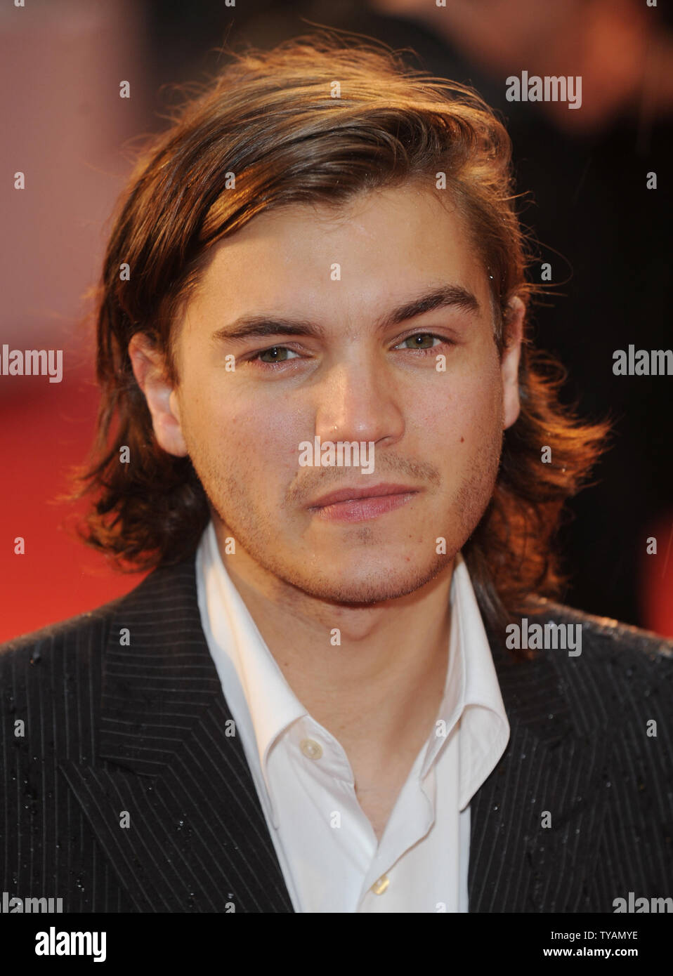 American actor Emile Hirsch attends the premiere of "Speed Racer" at ...
