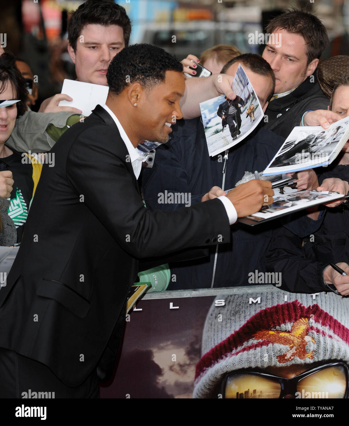 American actor Will Smith attends the premiere of "Hancock" at Vue ...