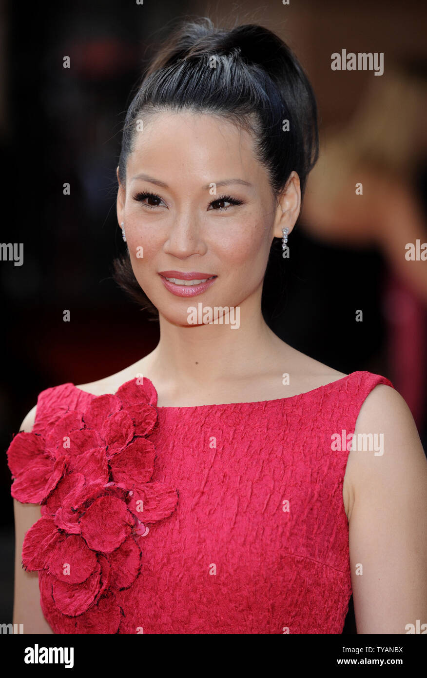 American actress Lucy Liu attends the premiere of "Kung Fu Panda" at ...