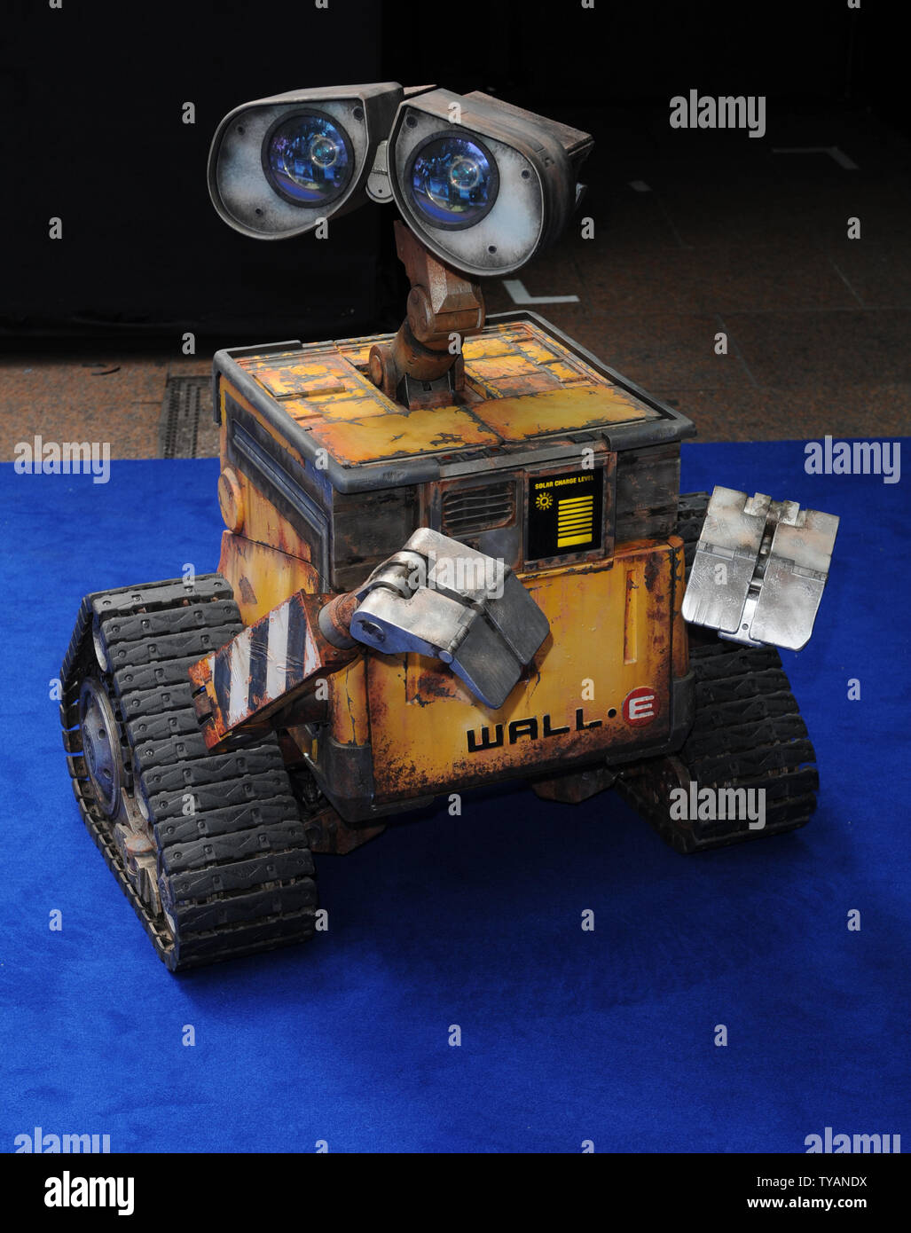 The Robot Wall-E attends the premiere of "Wall-E" at Empire, Leicester ...