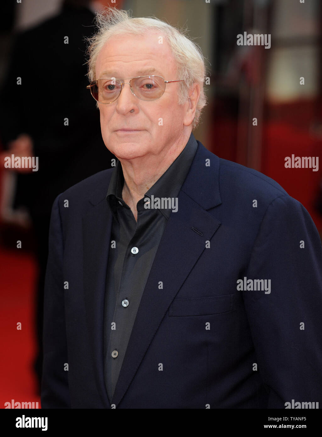 British actor Michael Caine attends the European premiere of "Dark ...