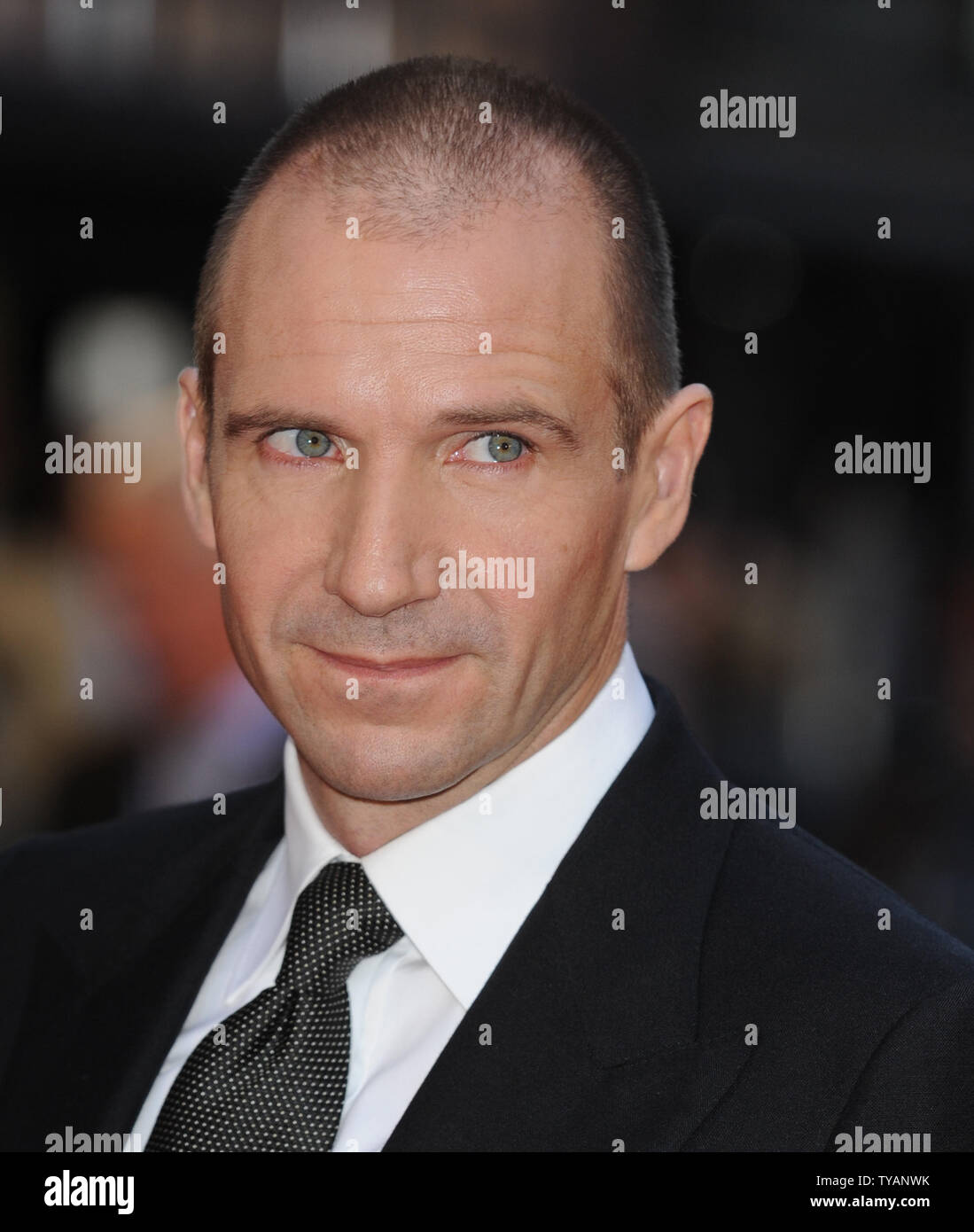 British actor Ralph Fiennes attends the world premiere of "The Duchess ...