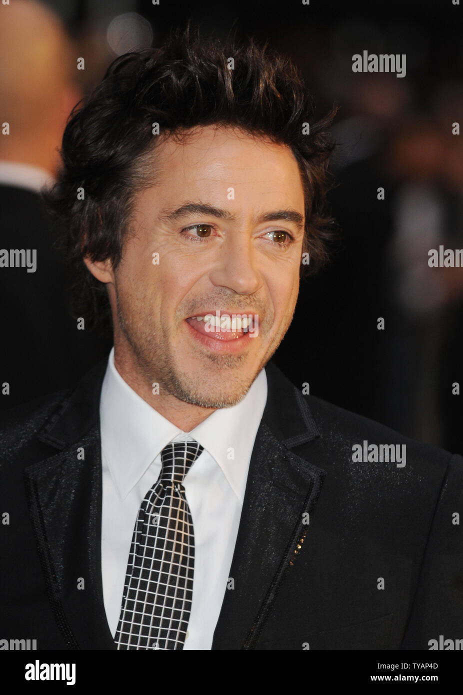 American actor Robert Downey Jr. attends the premiere of "Tropic ...