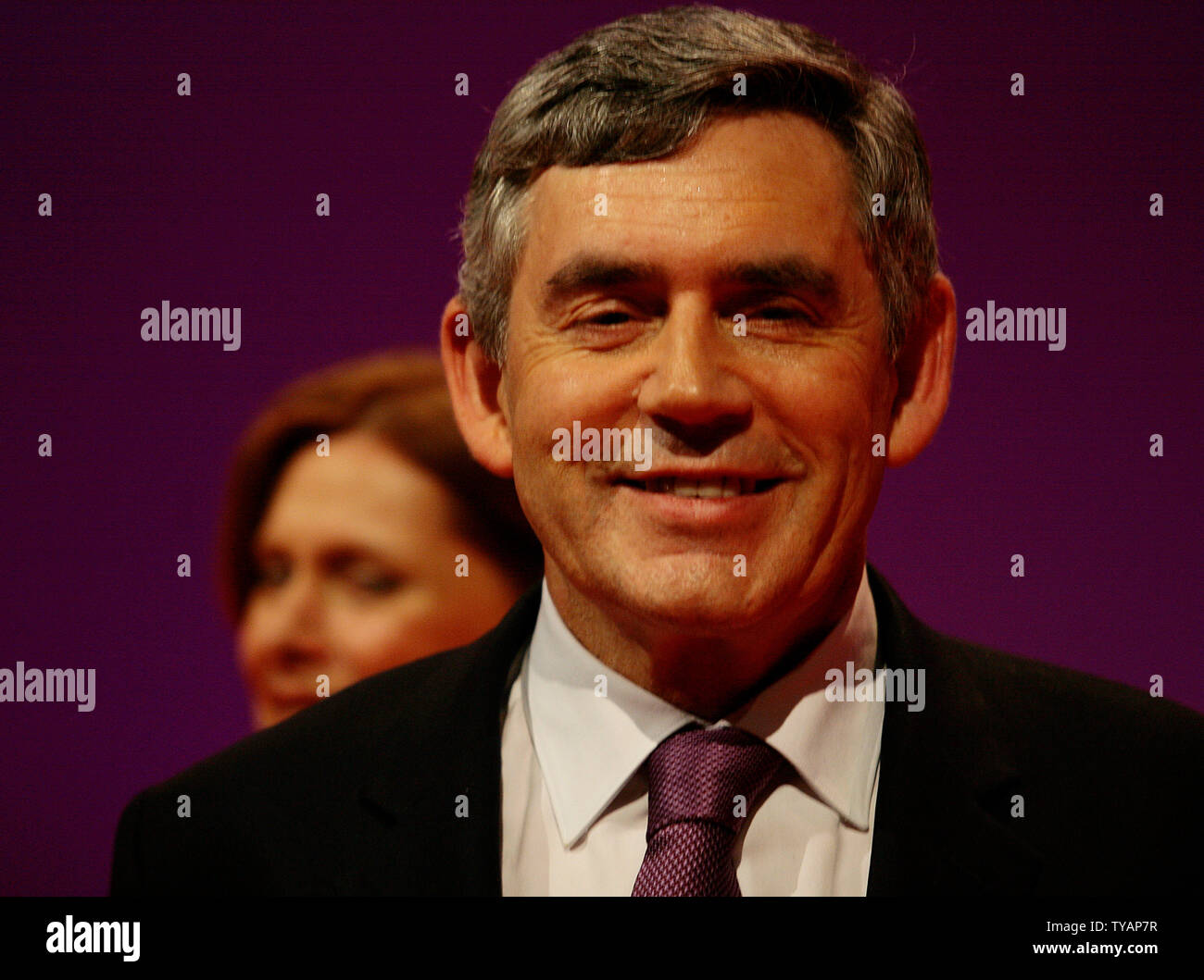 Gordon brown party speech 2008 hi-res stock photography and images - Alamy