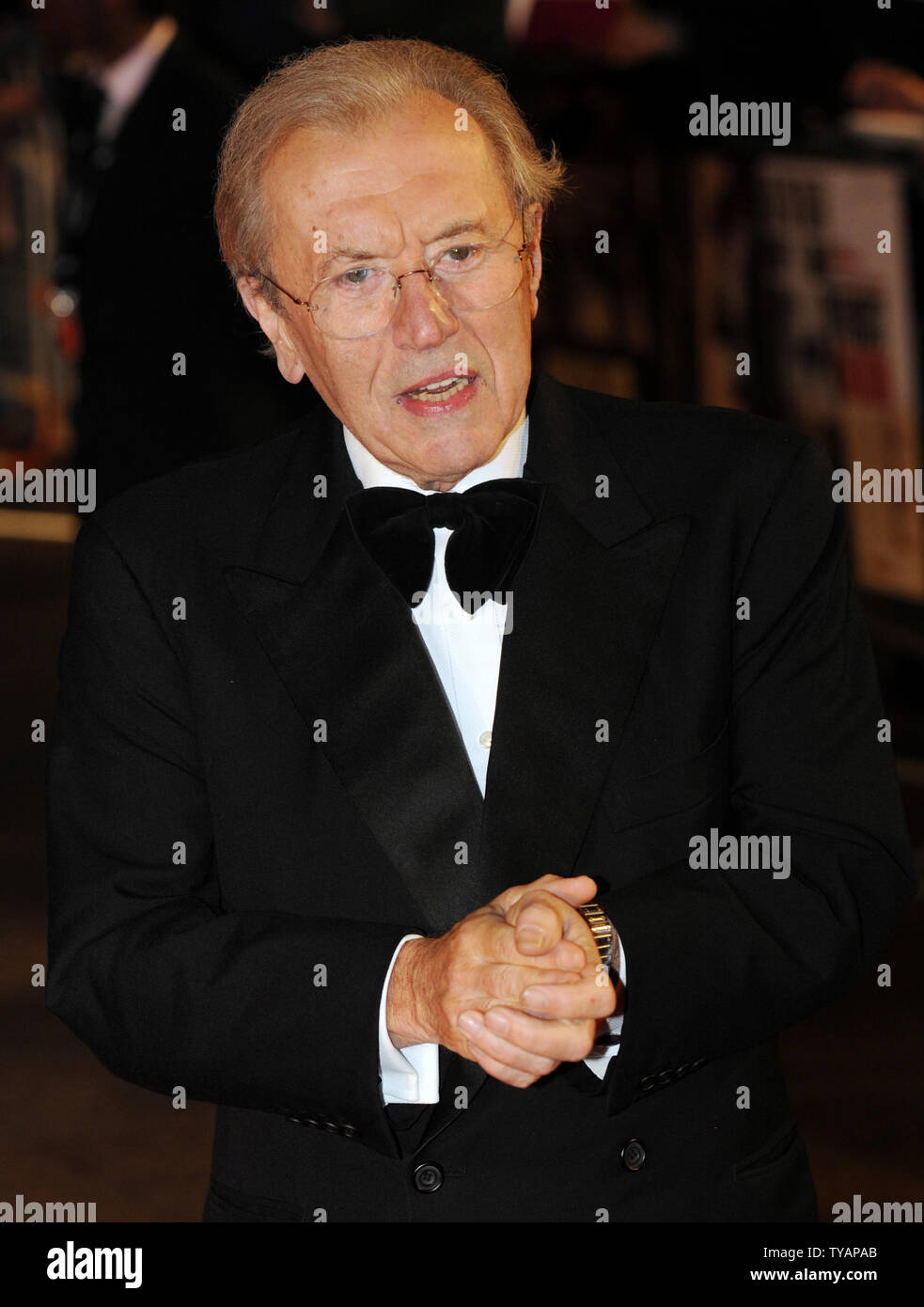 British TV presenter/journalist David Frost attends the premiere of ...