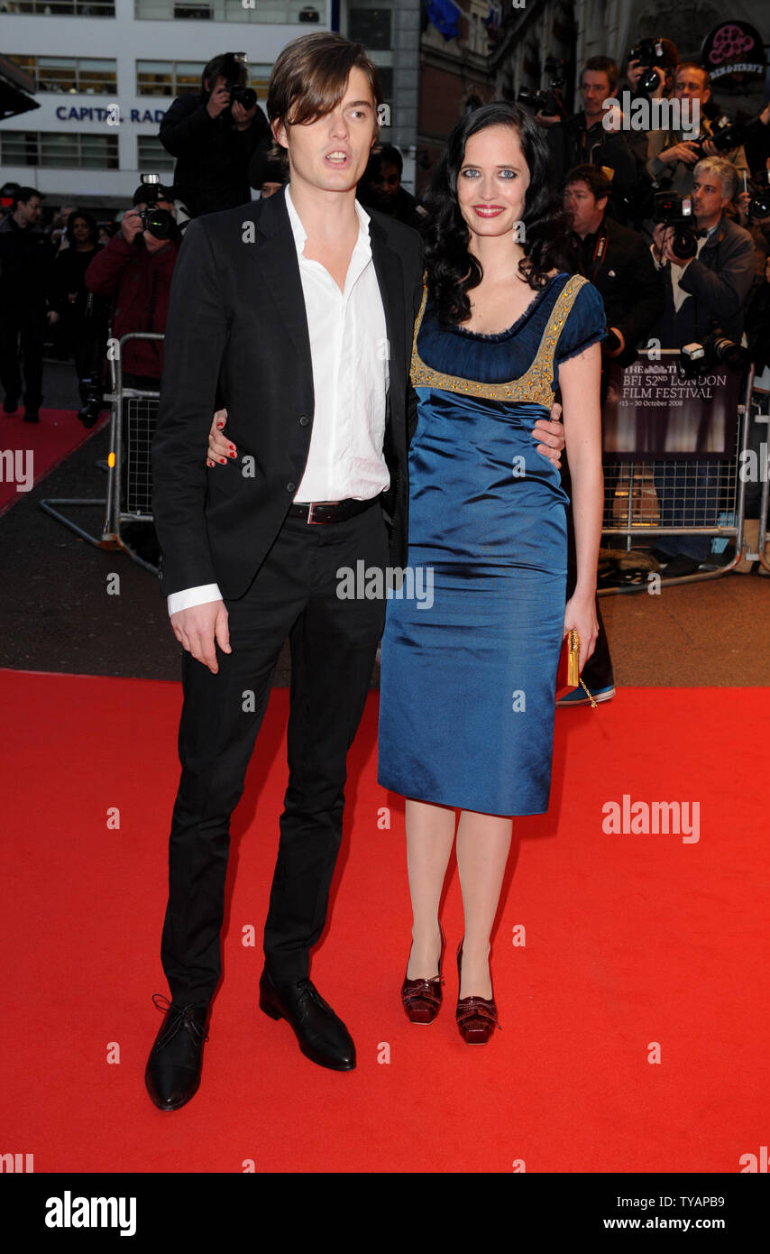 French actress Eva Green and British actor Sam Riley attend the ...