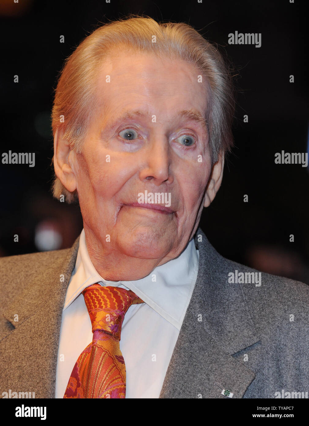 British actor Peter O'Toole attends the premiere of "Dean Spanley" at ...