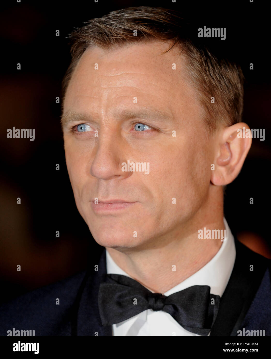 British actor Daniel Craig attends the world premiere of "Quantum Of ...