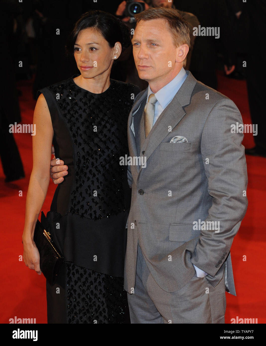 British actor Daniel Craig and girlfriend Satsuku Mitchell attend the ...