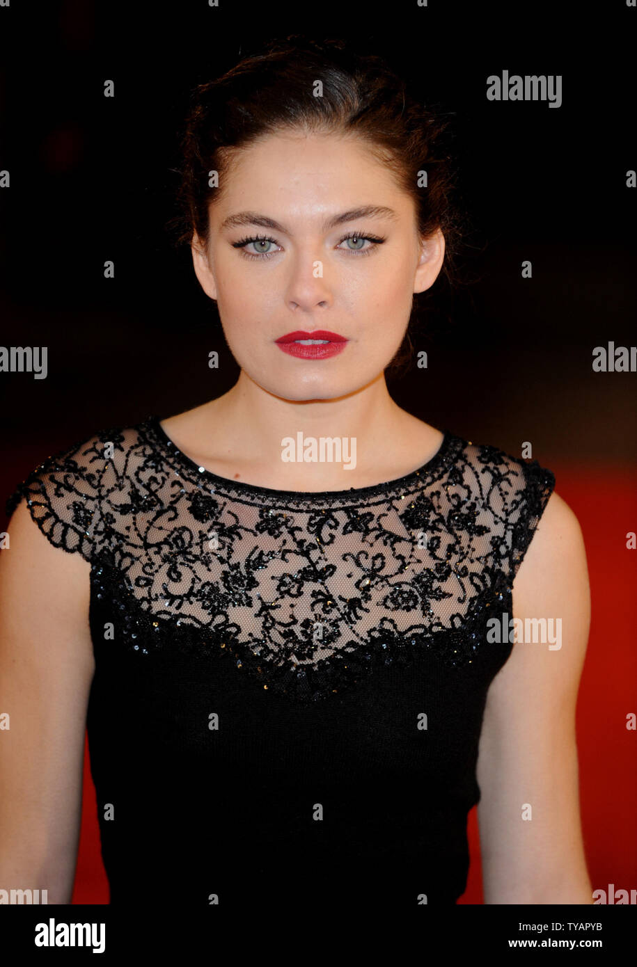 American actress Alexa Davalos attends the European premiere of ...