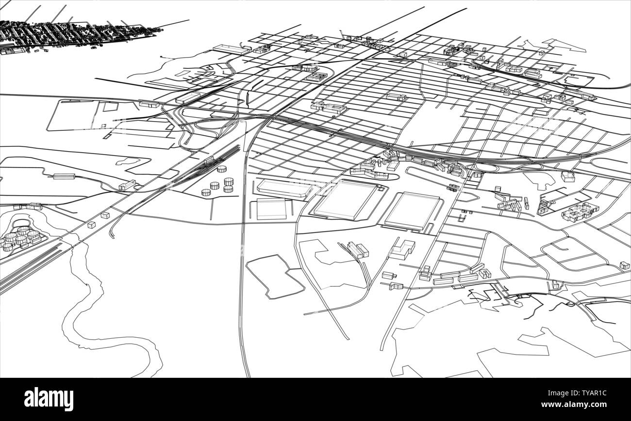 Construction frame and city Stock Vector Images - Alamy