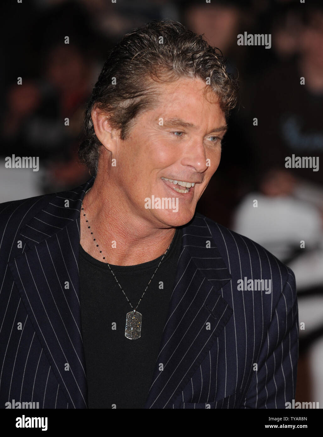 American singer/actor David Hasselhoff attends the "Brit Awards" at ...