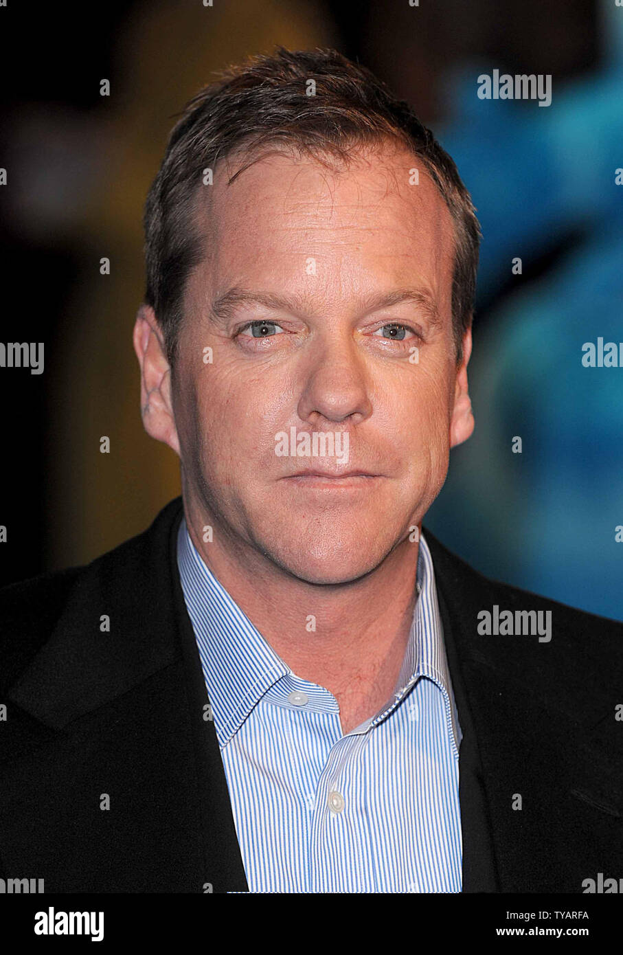 American actor Kiefer Sutherland attends the premiere of "Monsters Vs ...