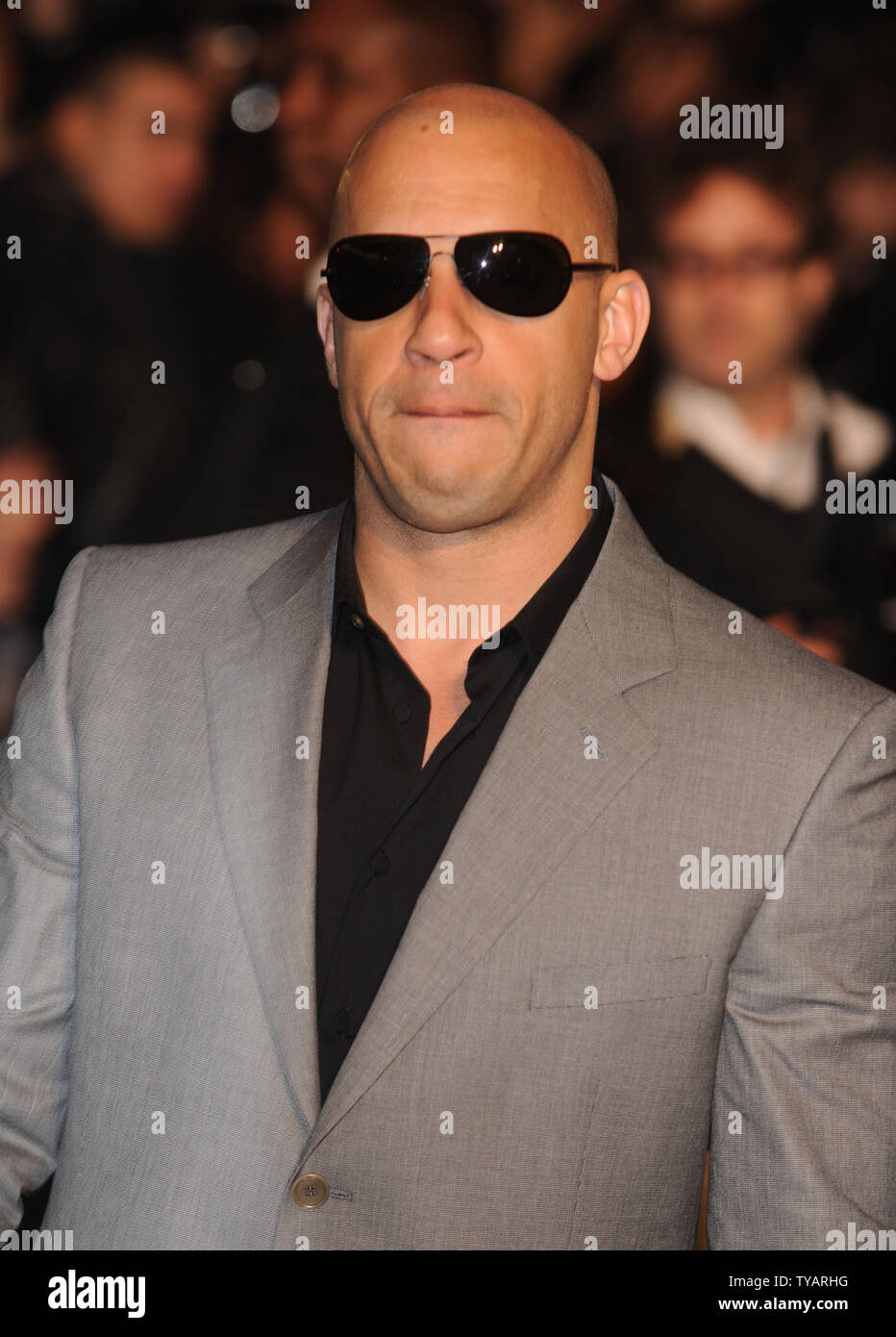 American actor Vin Diesel attends the premiere of "Fast And Furious" at ...