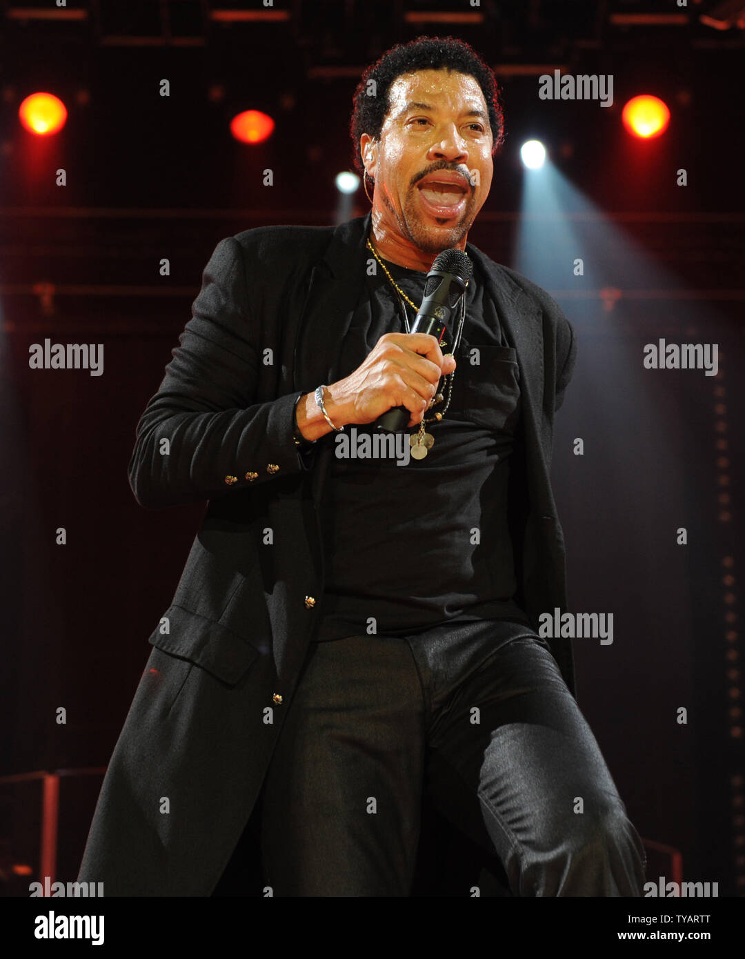 American singer Lionel Richie performs at the O2 Arena in London on ...