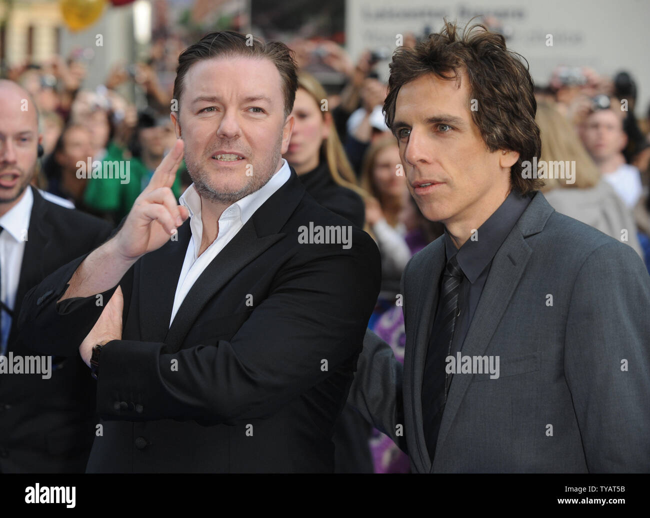 Ben stiller ricky gervais night hi-res stock photography and images - Alamy