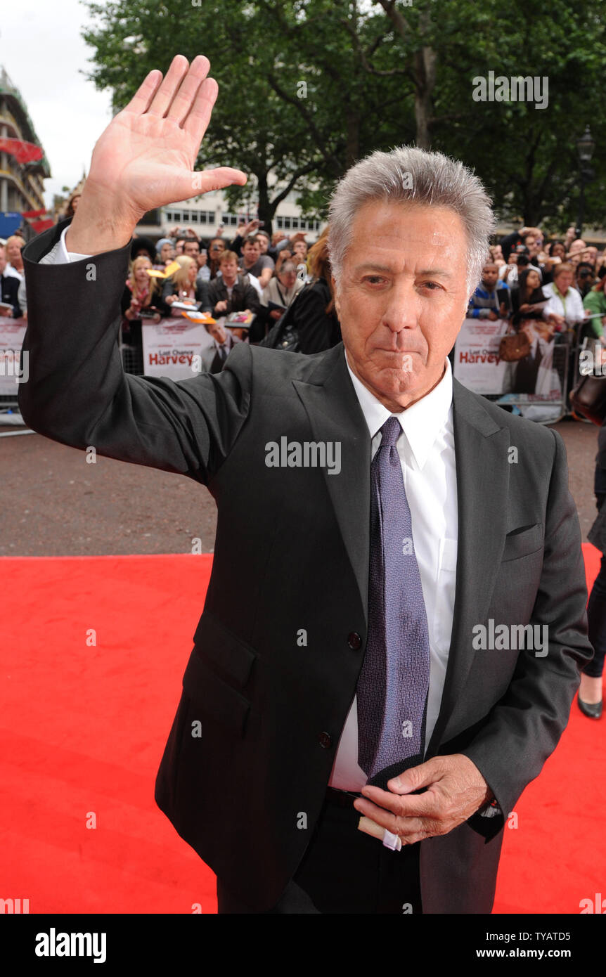 American actor Dustin Hoffman attends the premiere of "Last Chance ...