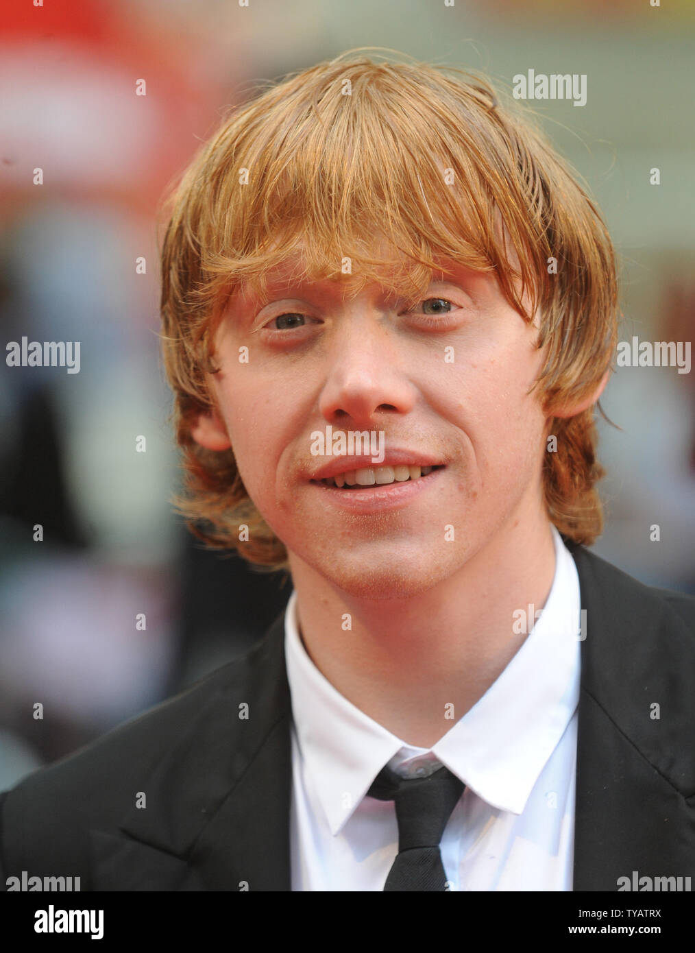 British actor Rupert Grint attends the World premiere of "Harry Potter ...