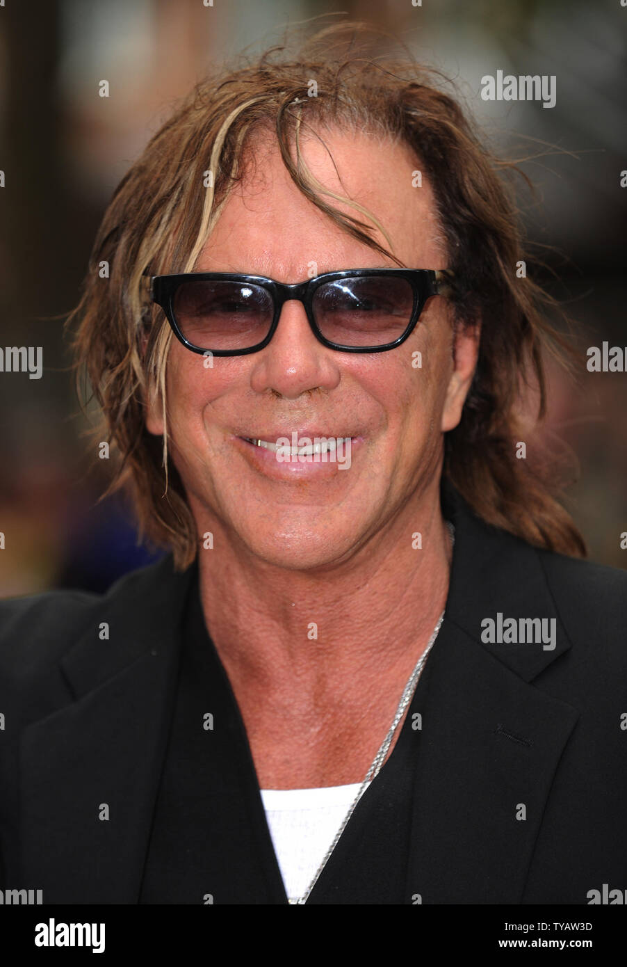 American actor Mickey Rourke attends the premiere of "Inglorious ...