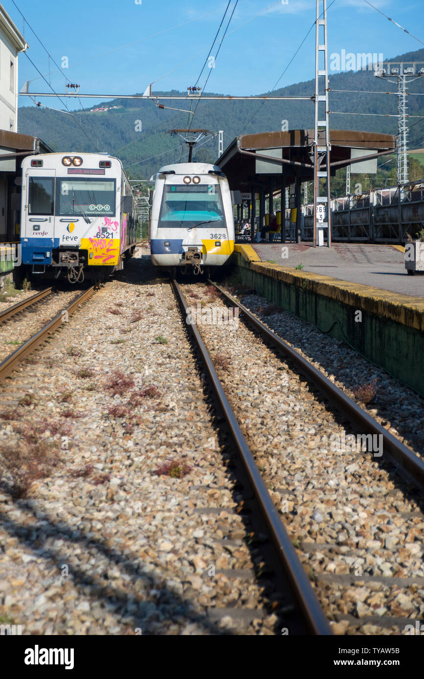 Feve, Oviedo train station, Spain Stock Photo - Alamy
