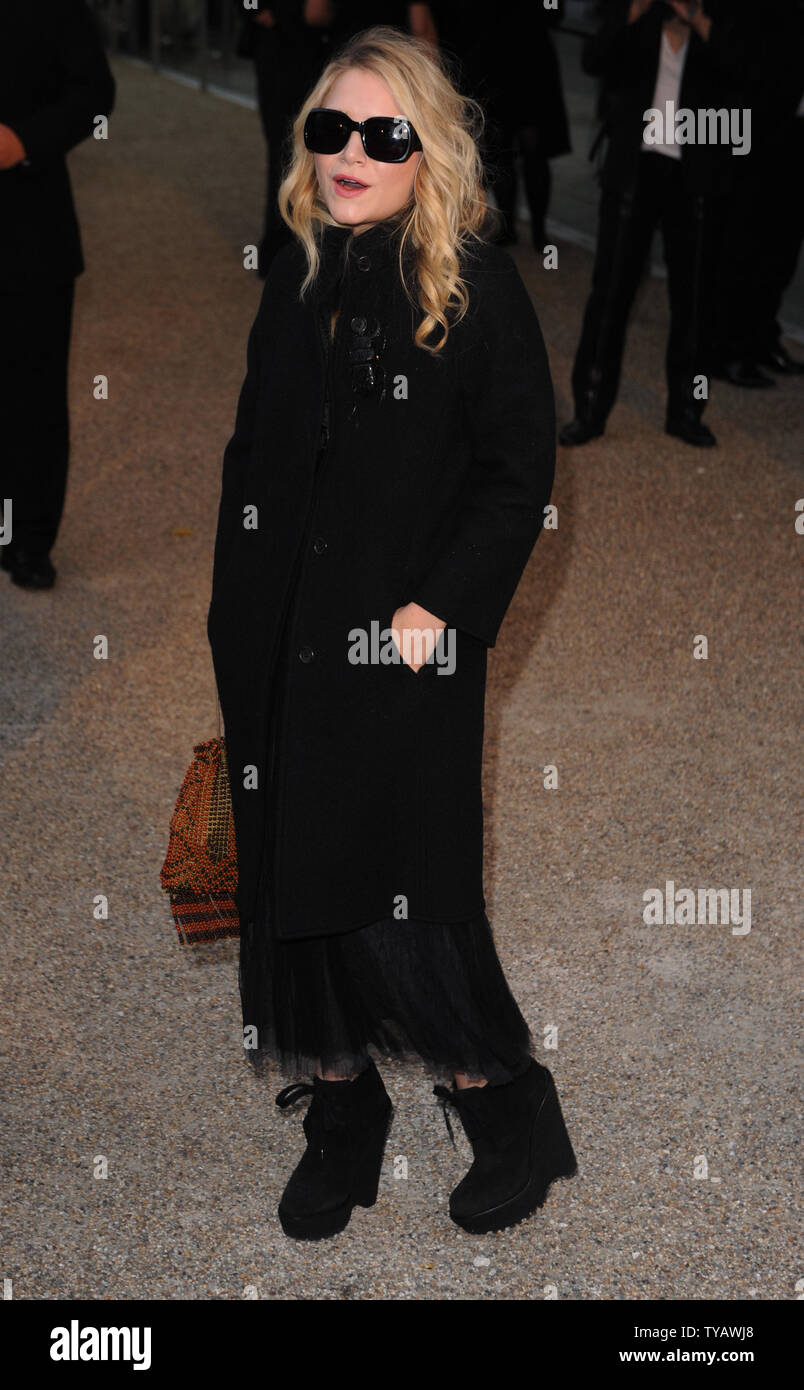 American actress Mary Kate Olsen attends Burberry's Spring/Summer ...