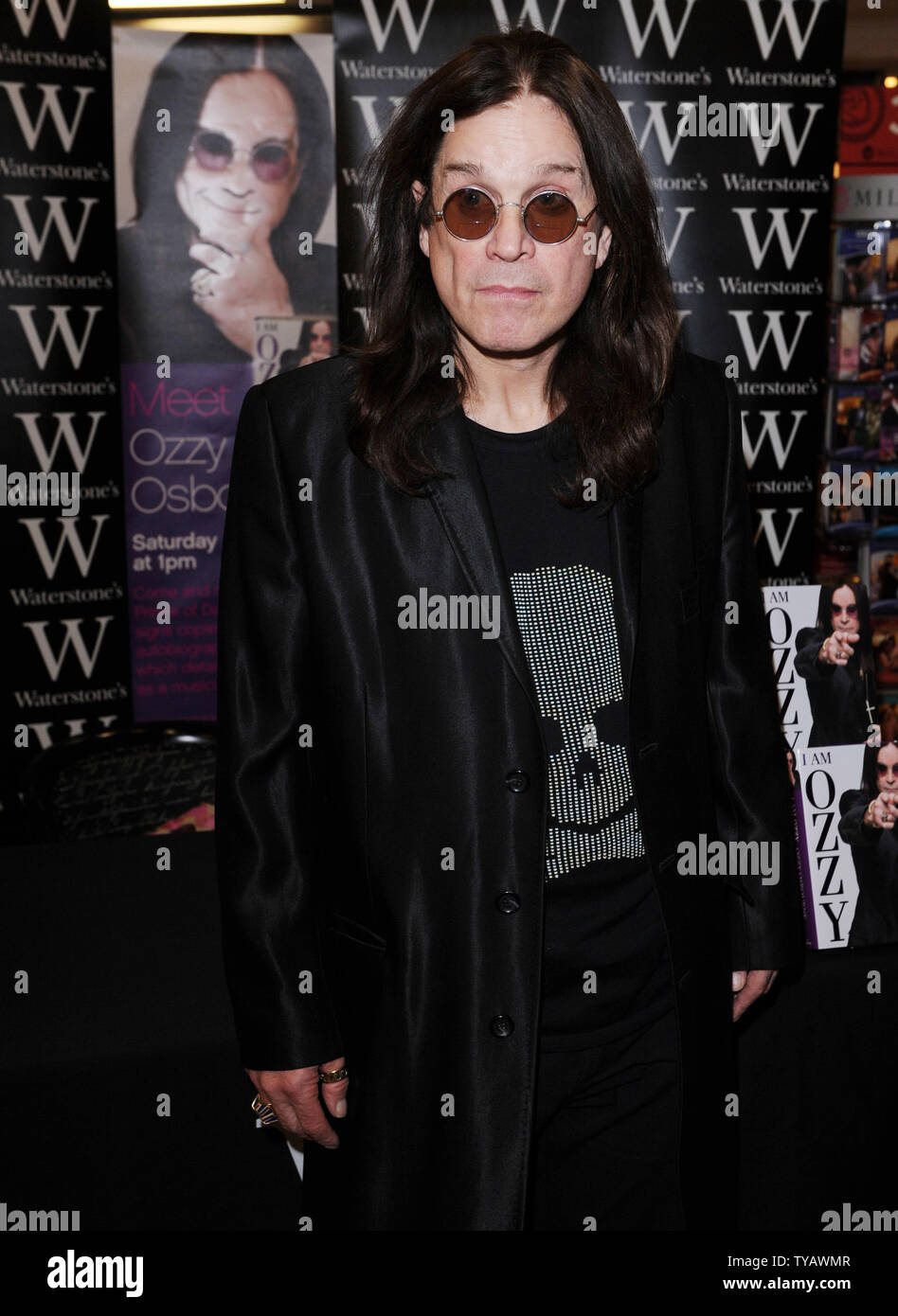 British singer/TV personality Ozzy Osbourne attends a signing of his ...