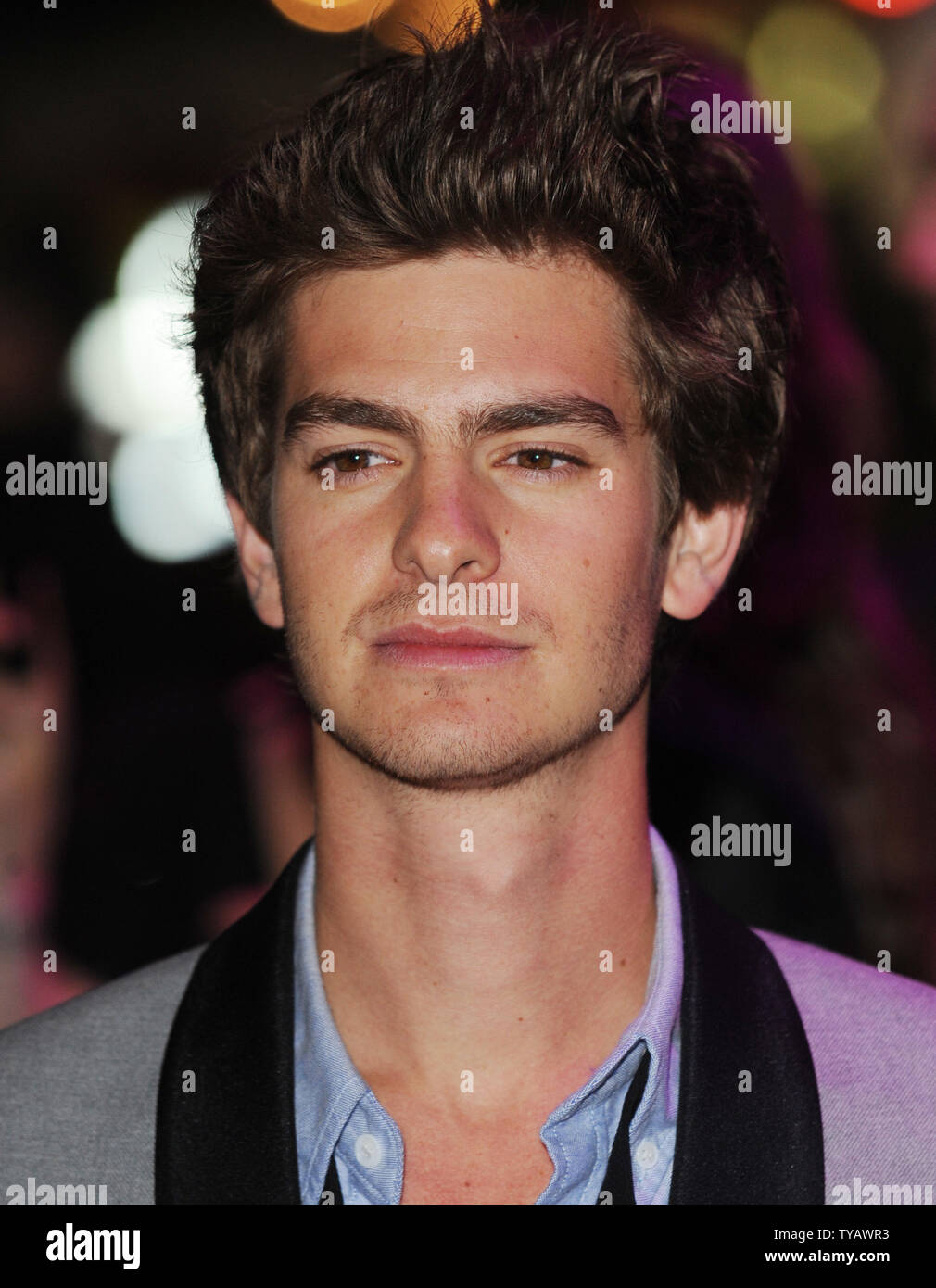 British actor Andrew Garfield attends the premiere of "The Imaginarium ...