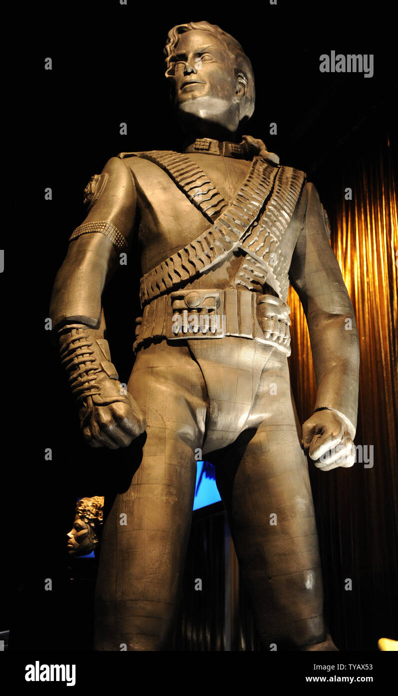American singer Michael Jackson's "Ruler Of The World Sculpture" is ...